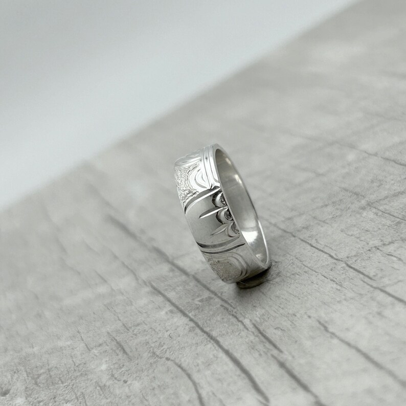 Frog Ring in Sterling Silver by First Nations Artist Cristiano B ...
