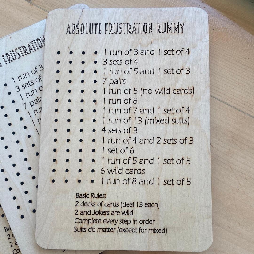 Card Games, Family Game Night, Rummy, Frustration Rummy, Strategy Game ...