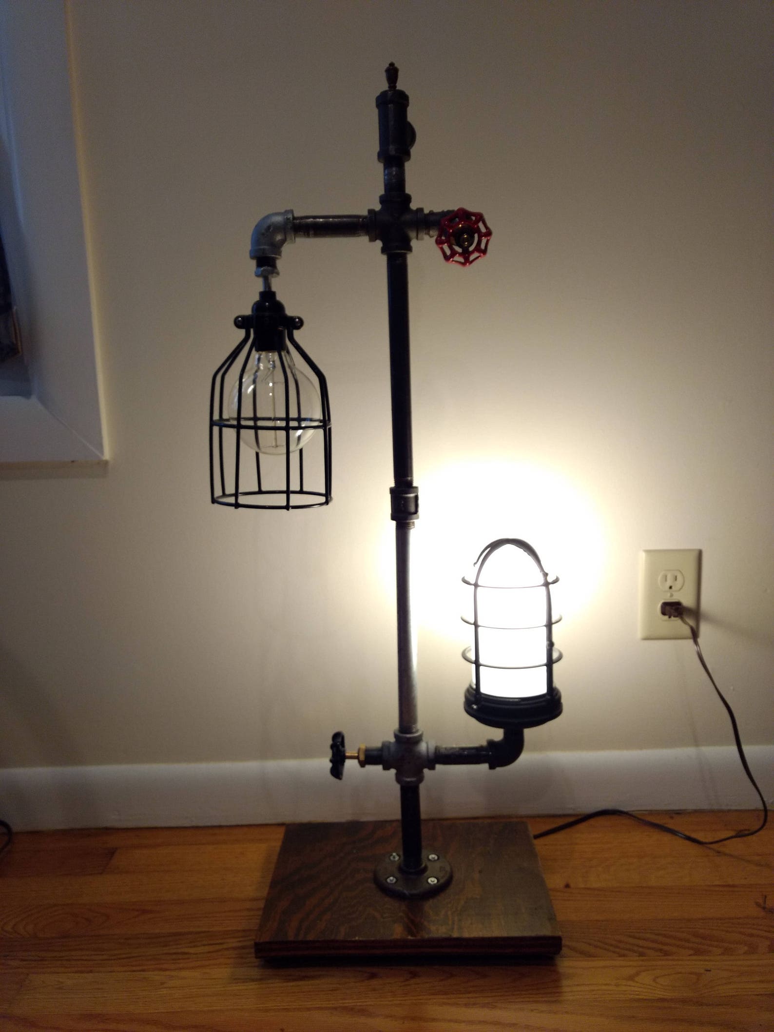 Steampunk Pipe Lamp - Etsy