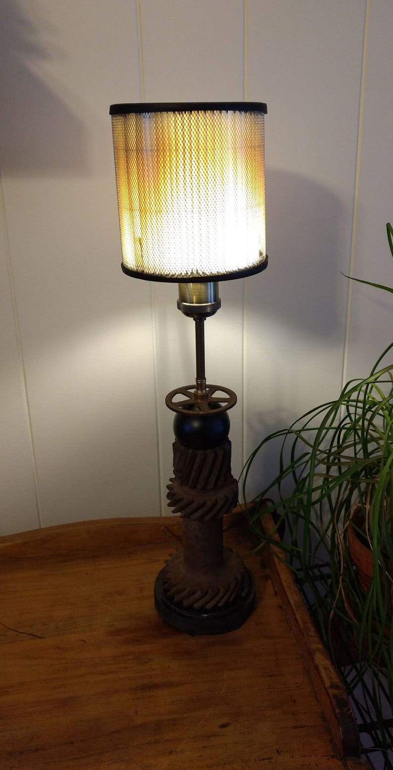 Sprocket Shaft Lamp | Etsy