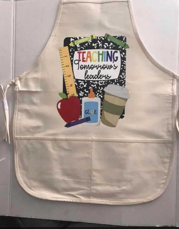 Teacher Gift/Apron/daycare/Teach/Love/Inspire | Etsy