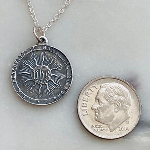 Sterling Silver Holy Name of Jesus Necklace - Etsy