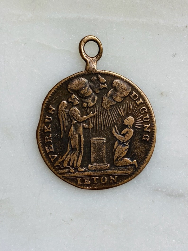 Medal - Saint Peter - Bronze or Sterling Silver - Antique Reproduction ...
