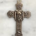 Holy Face of Jesus Cross Bronze or Sterling Silver Antique Reproduction ...