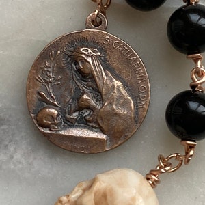 Memento Mori Three Hail Mary Chaplet - Saint Catherine of Siena ...
