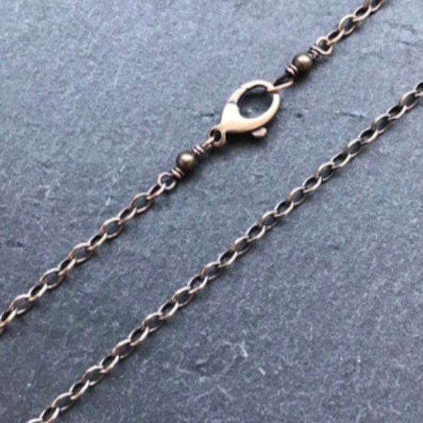 Bronze Cable Chain - Etsy