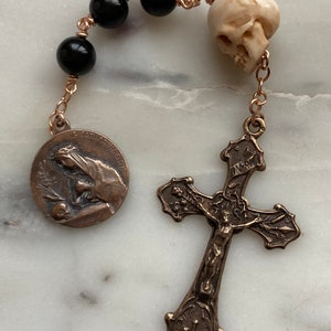 Memento Mori Three Hail Mary Chaplet - Saint Catherine of Siena ...