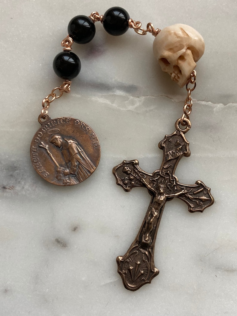 Memento Mori Three Hail Mary Chaplet - Saint Catherine of Siena ...