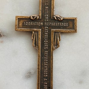 Holy Face of Jesus Cross: 1599 Bronze Antique Reproduction - Etsy