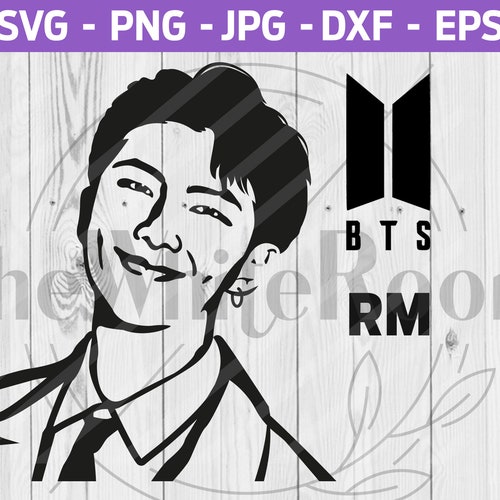 BTS Kim Namjoon RM Handwriting Font Instant Download - Etsy