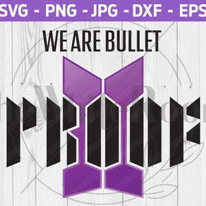 BTS Logo SVG New BTS Bulletproof Logo Cut File Bangtan - Etsy