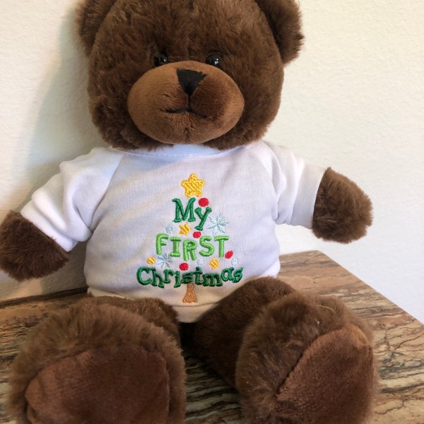 Christmas Teddy - Etsy