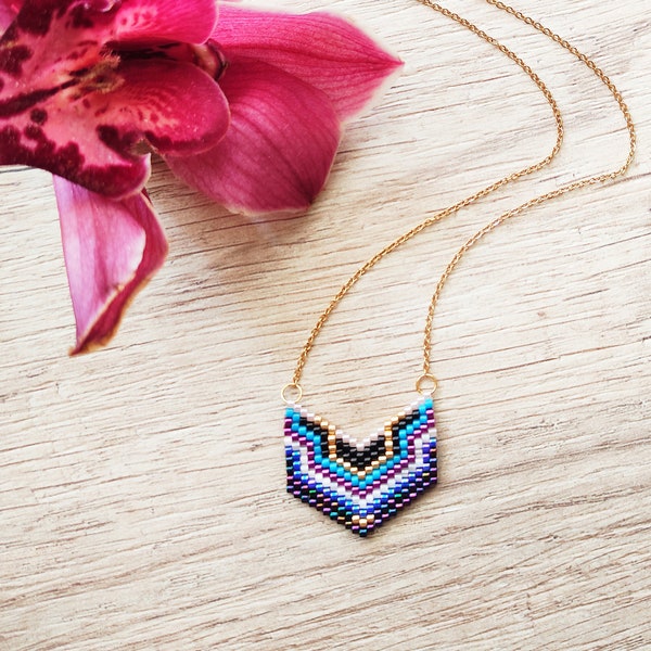 Chevron Necklace - Etsy