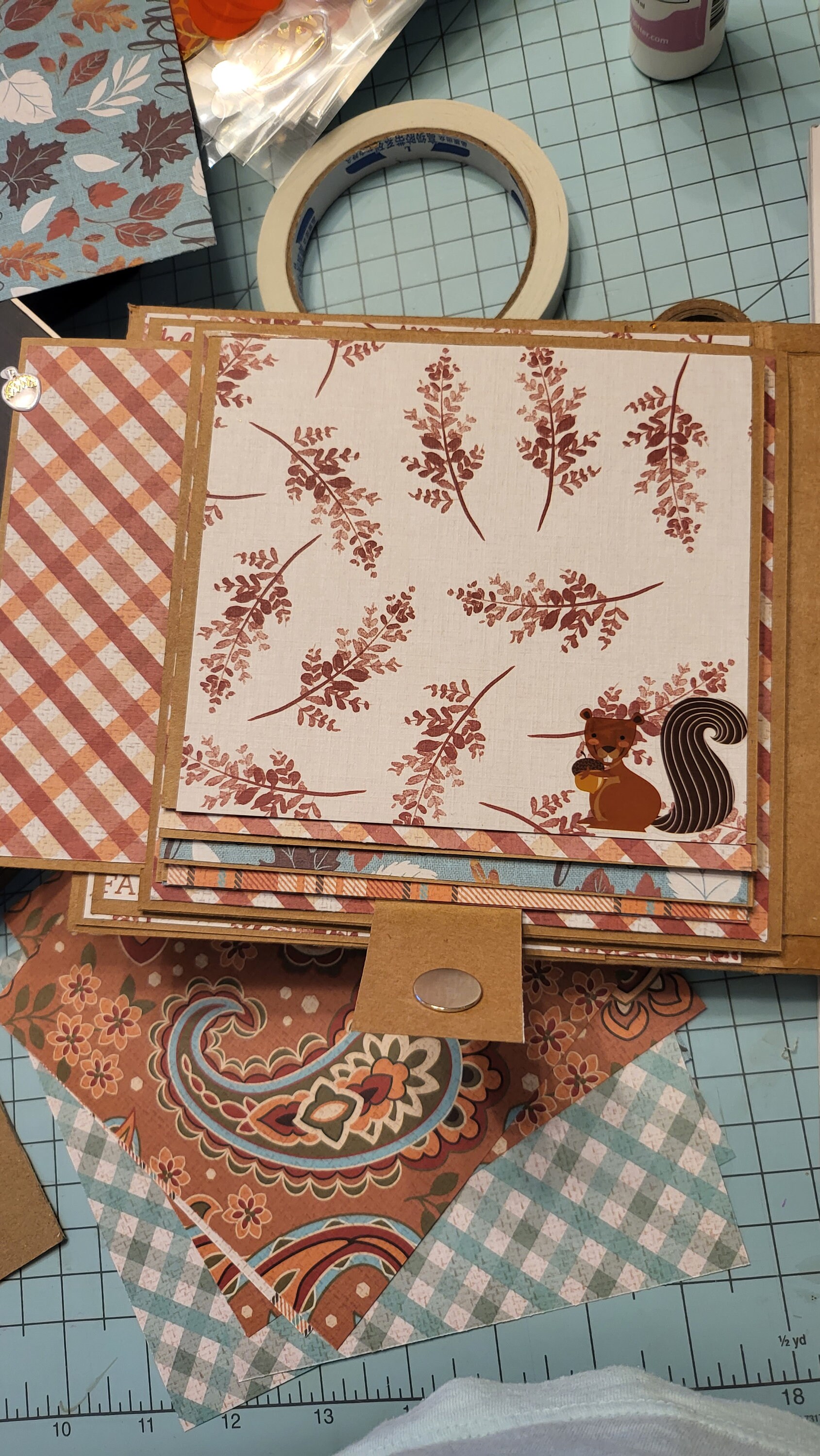 Handmade Fall Mini Album, Unique Fall Album, - Etsy