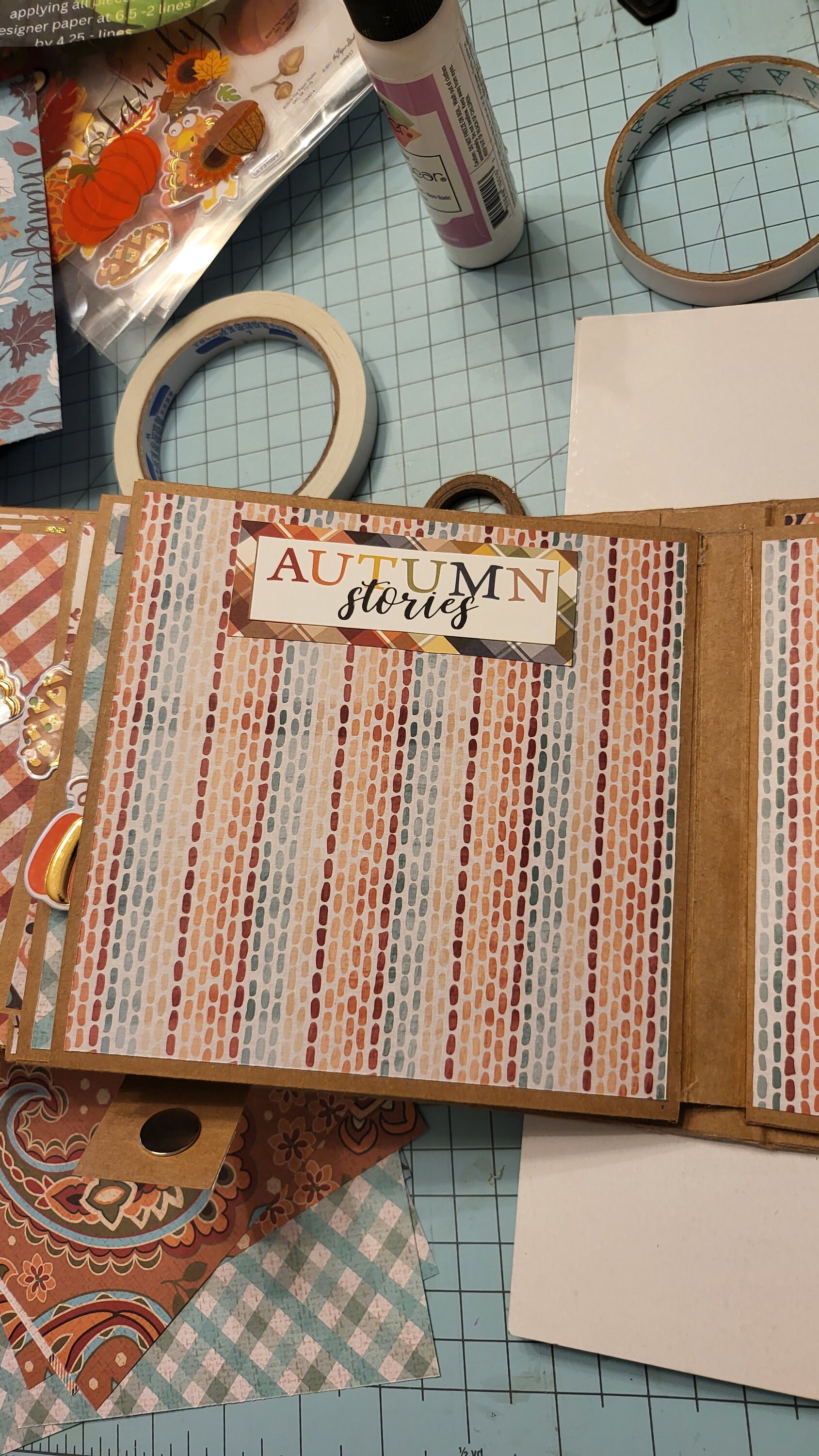 Handmade Fall Mini Album, Unique Fall Album, - Etsy