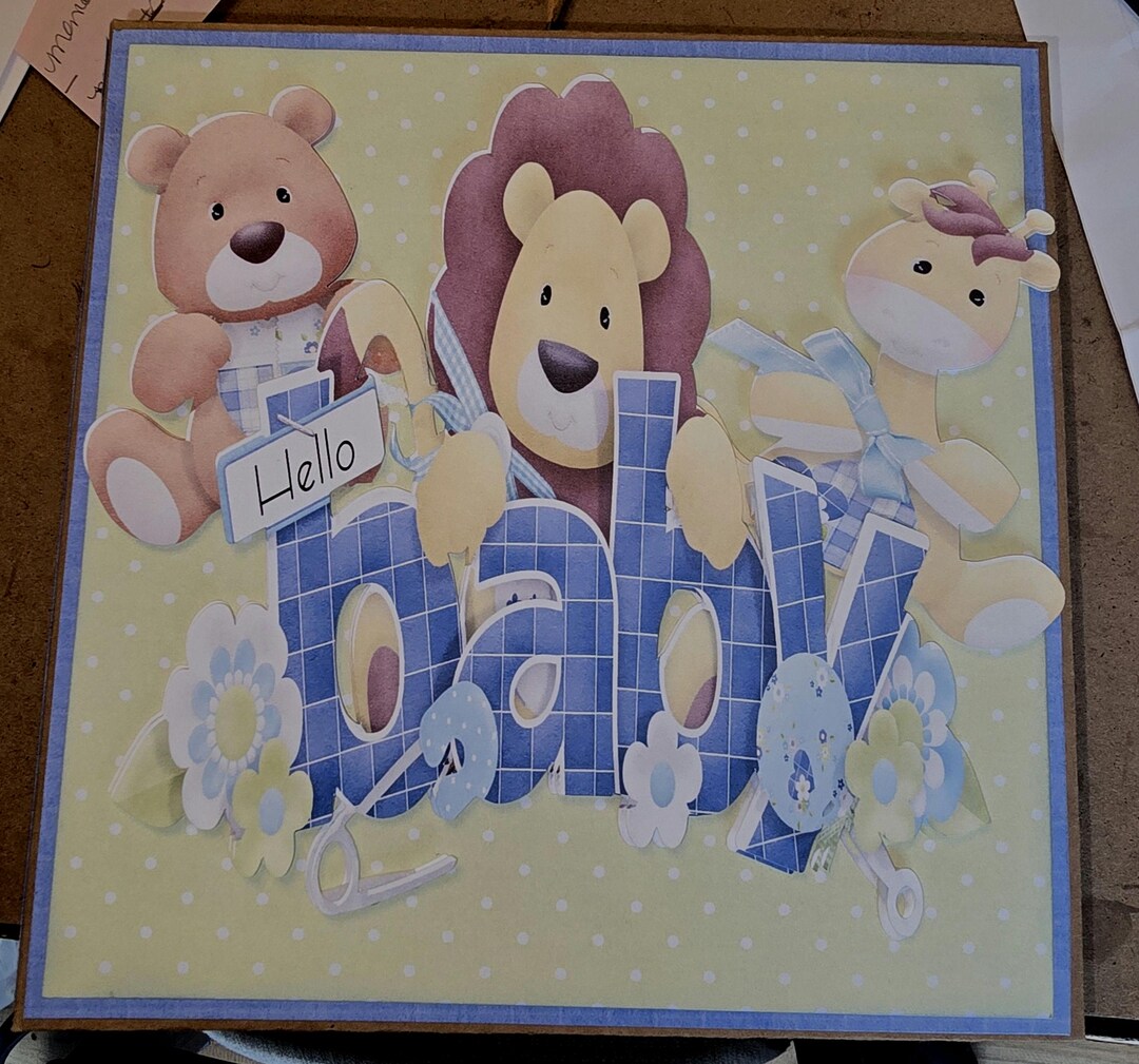 Baby Boy Album, Boy Mini Album, Baby Boy Scrapbooking, Baby Boy Baby ...