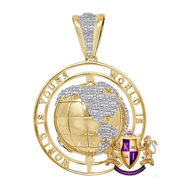 Genuine Gold World Map Necklaces - Etsy