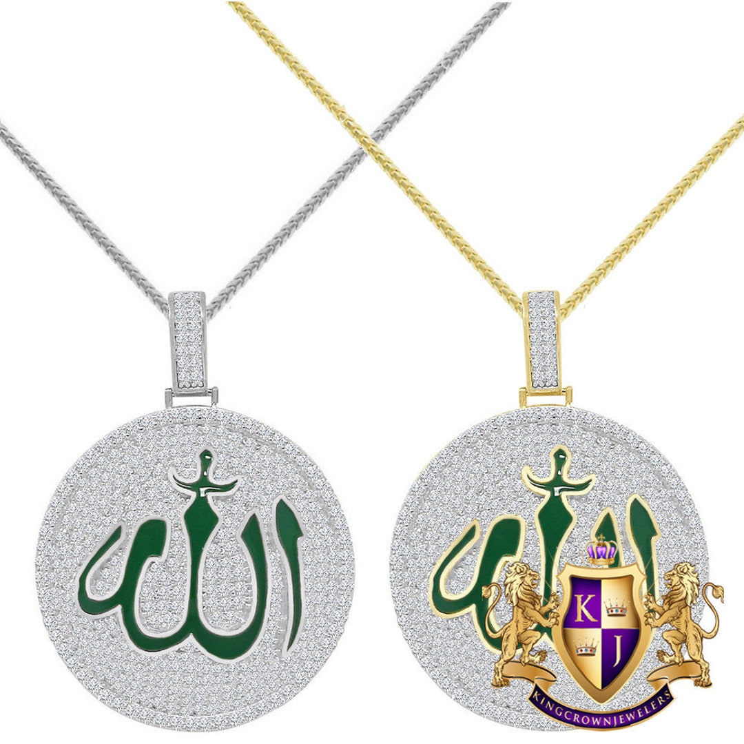 Real Genuine Sterling Silver 14K Gold Over Green Enamel Simulated ...