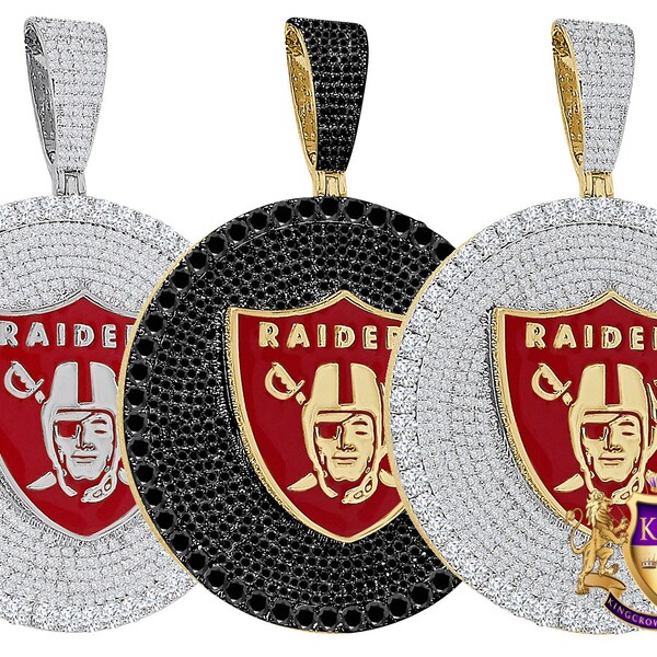 Raiders Gold Pendant - Etsy