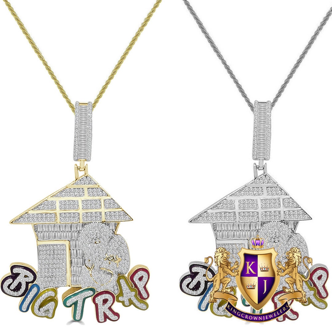 37 Grams Real Sterling Silver 3.50 Ctw. Baguette/round Cut Simulated ...