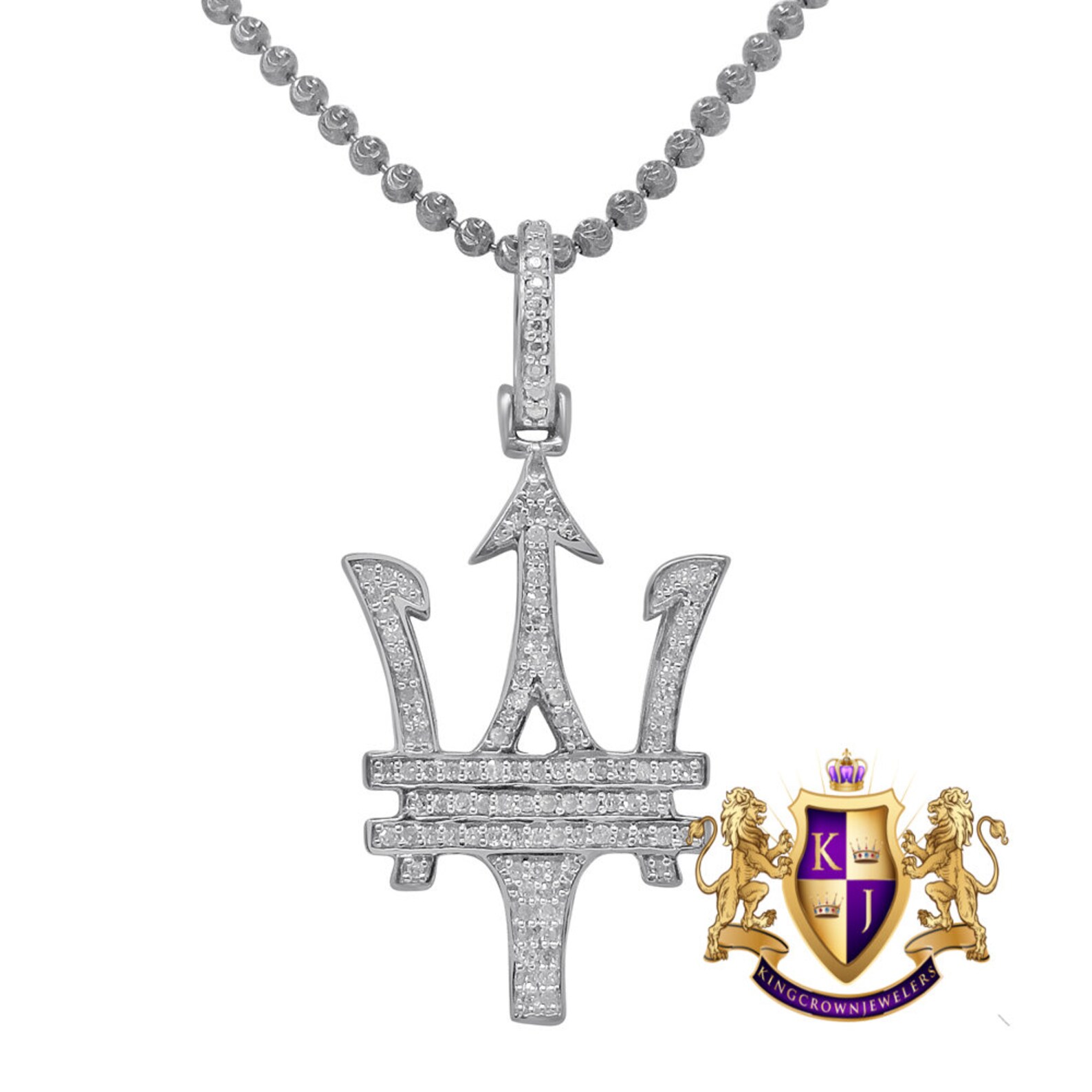 Men's Real Genuine Diamond Maserati Car Key Pendant 10K - Etsy