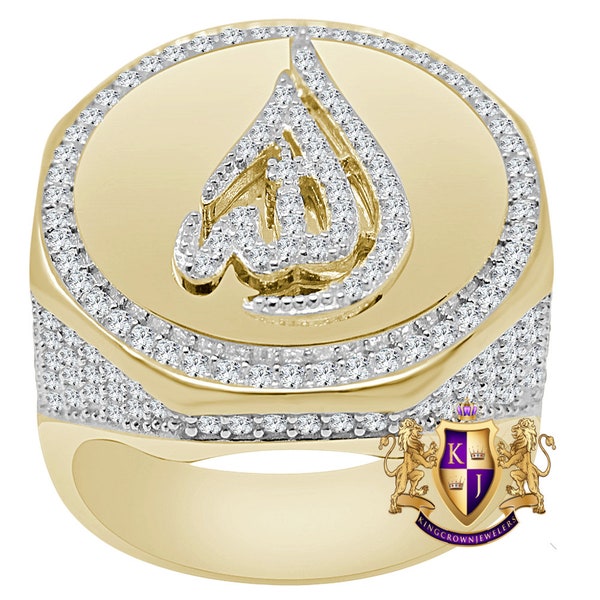 Arabic Gold Mens Signet Ring - Etsy