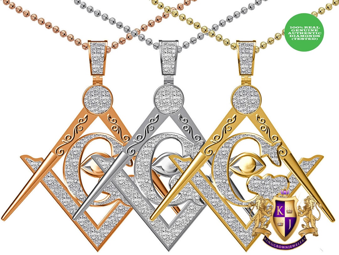 Real Genuine Authentic Diamond Custom Piece Masonic Freemason - Etsy UK