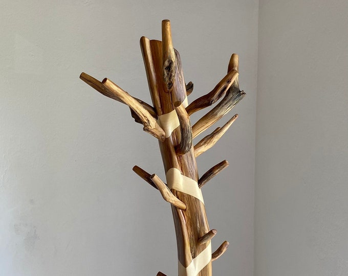 Unique Coat Rack, Free Stand Coat Stand, Wooden Coat Rack Stand, Coat ...