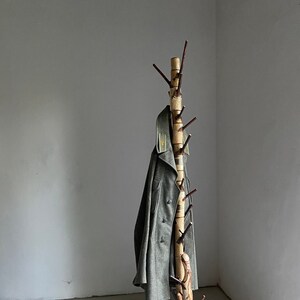 Birch Tree Coat Rack, Unique Coat Stand, Handmade Coat Rack, Abstract ...