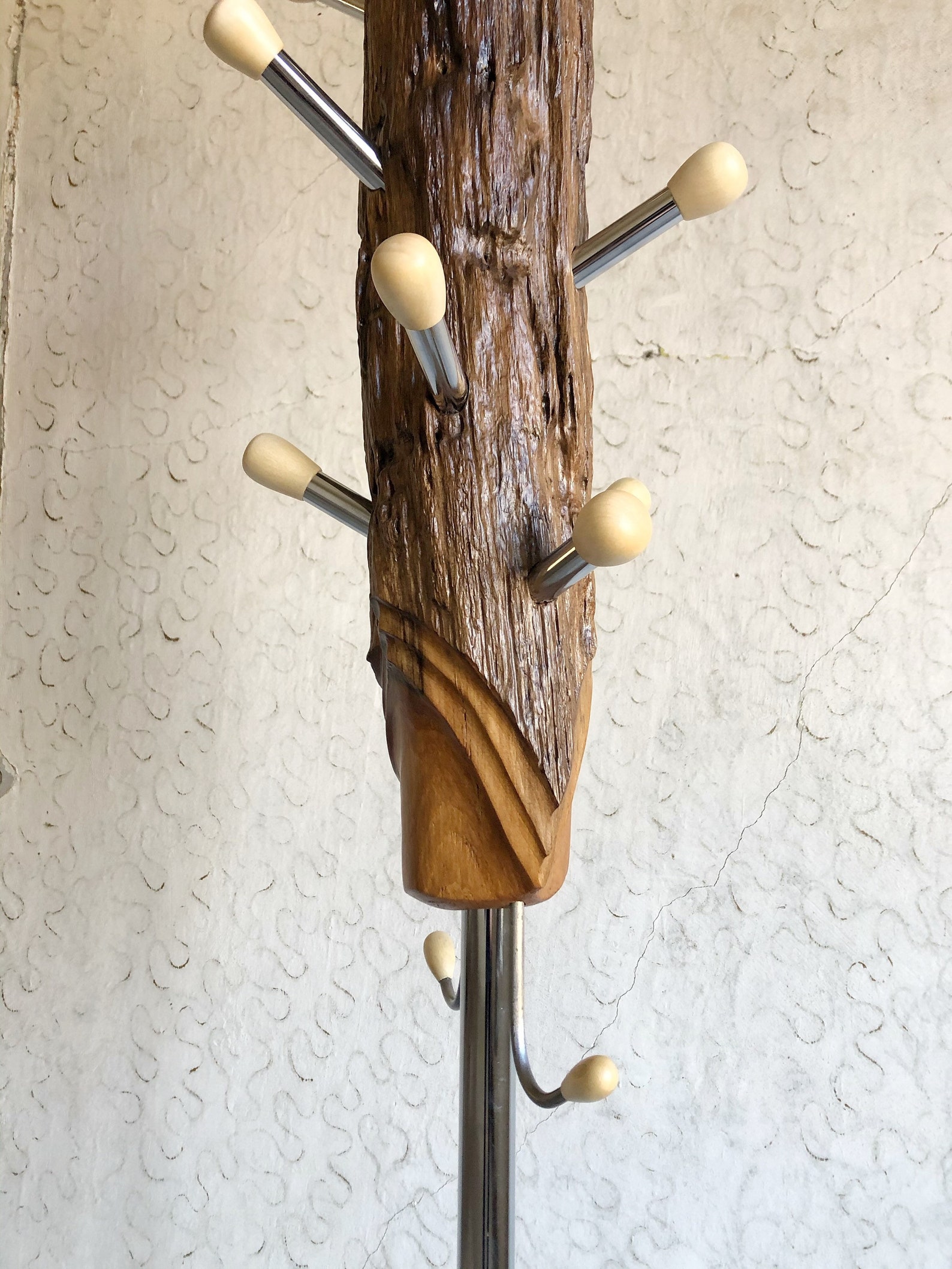 Rustic Driftwood Coat Rack: Freestanding Tree Coat Stand - Etsy