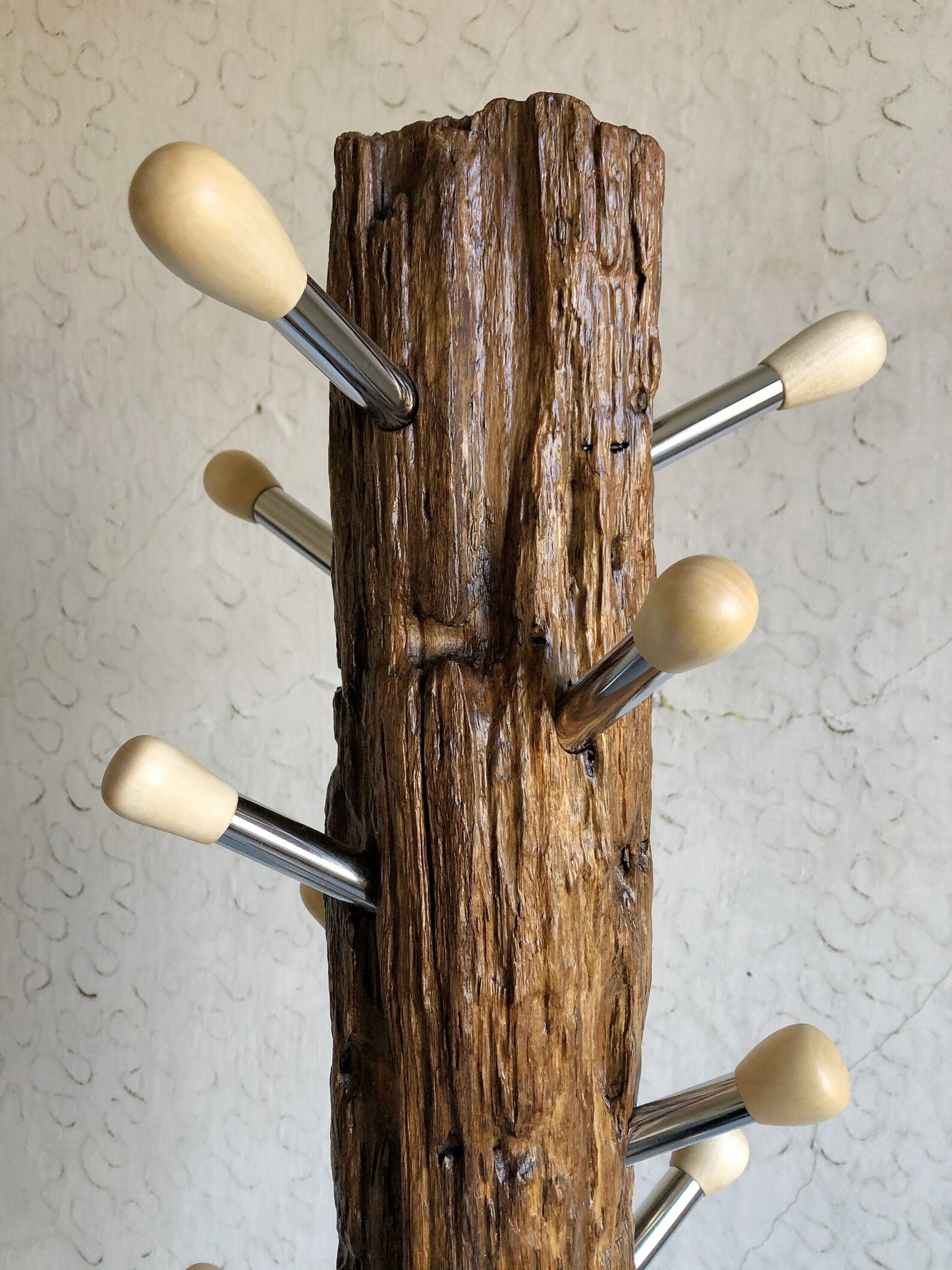Rustic Driftwood Coat Rack: Freestanding Tree Coat Stand - Etsy