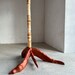 Red Wooden Root Coat Rack, Coat Rack, Rustic Tree Coat Stand, Coat Rack ...