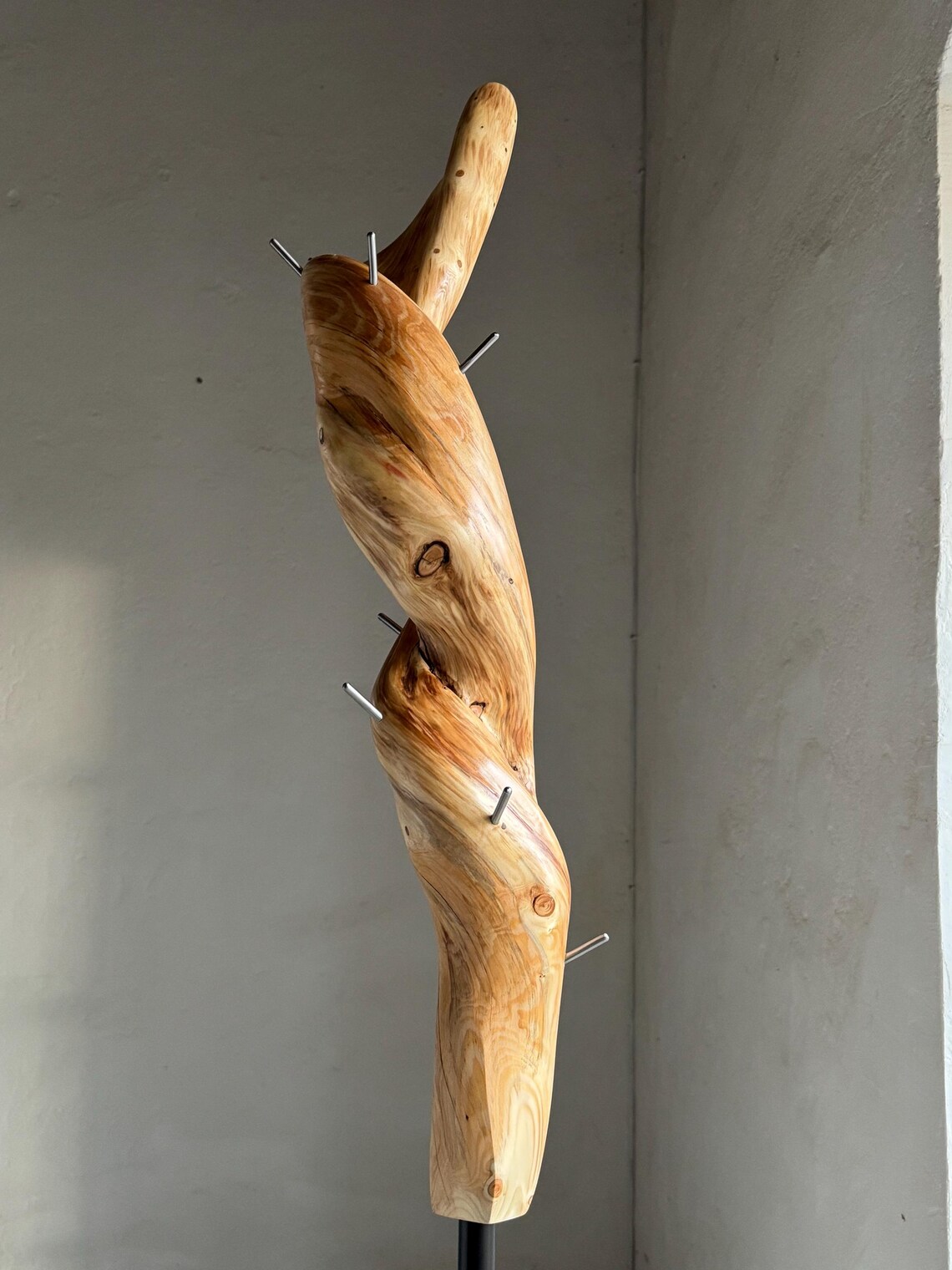 Unique Coat Rack - Handcrafted Art Piece With 10 Hooks. - Etsy