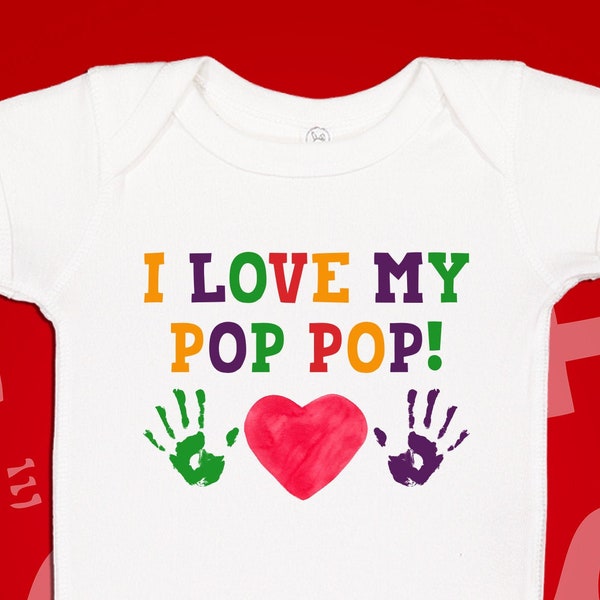 I Love My Pop Pop - Etsy