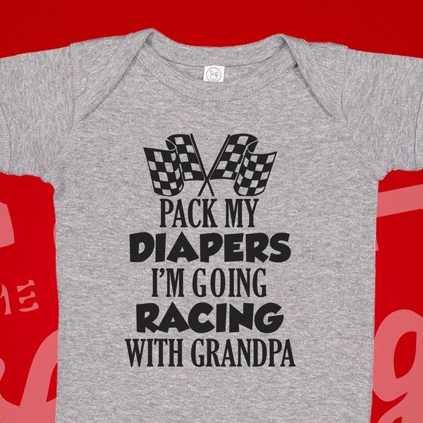 Car Racing Grandpa - Etsy