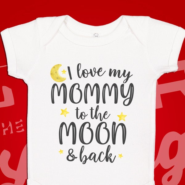 I Love Mommy Baby Clothes - Etsy