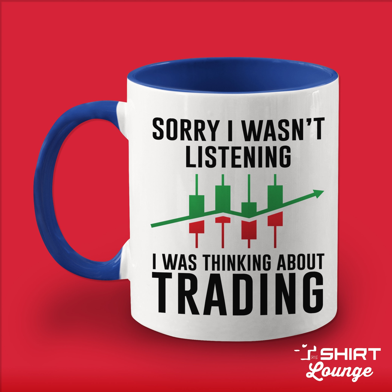 Funny Stock Trader Coffee Mug: "thinking About Trading" Investor Gift ...