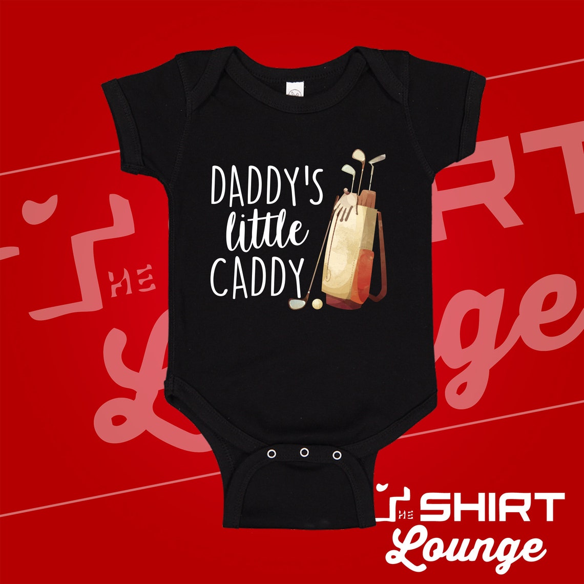 Daddy's Little Caddy Baby Bodysuit: Golfing Dad Gift - Etsy