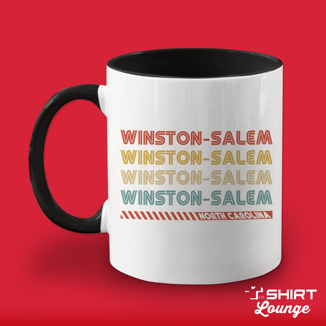 Winston-salem Mug Gift, Retro Winston-salem Coffee Cup, Vintage Winston ...