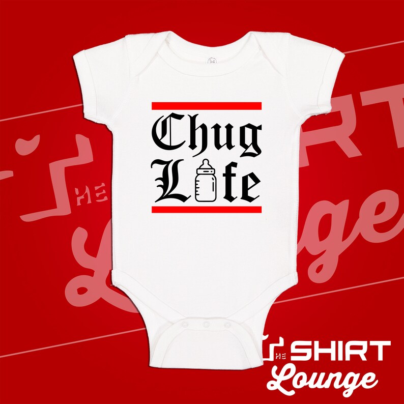 Chug Life Baby Bodysuit Infant One Piece for a Milk Drunk - Etsy