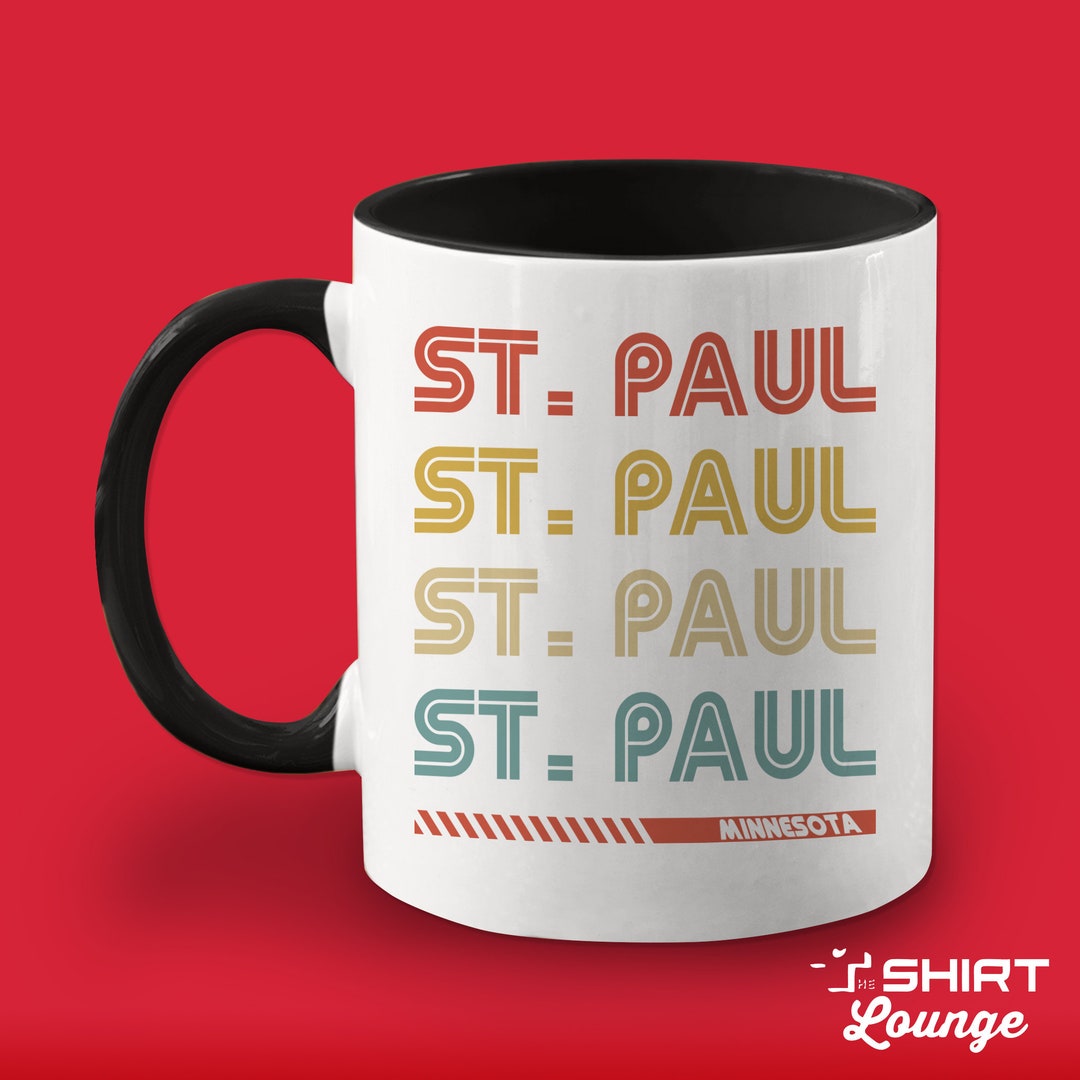St. Paul Mug Gift, Retro Minnesota Coffee Cup, Vintage St. Paul ...