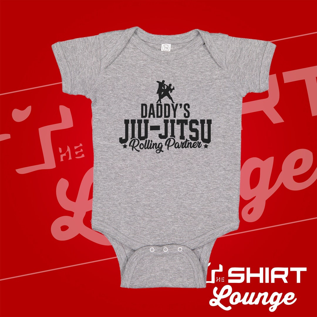 Jiu Jitsu Baby Bodysuit One Piece Toddler Shirt, Daddy's Jiu Jitsu ...