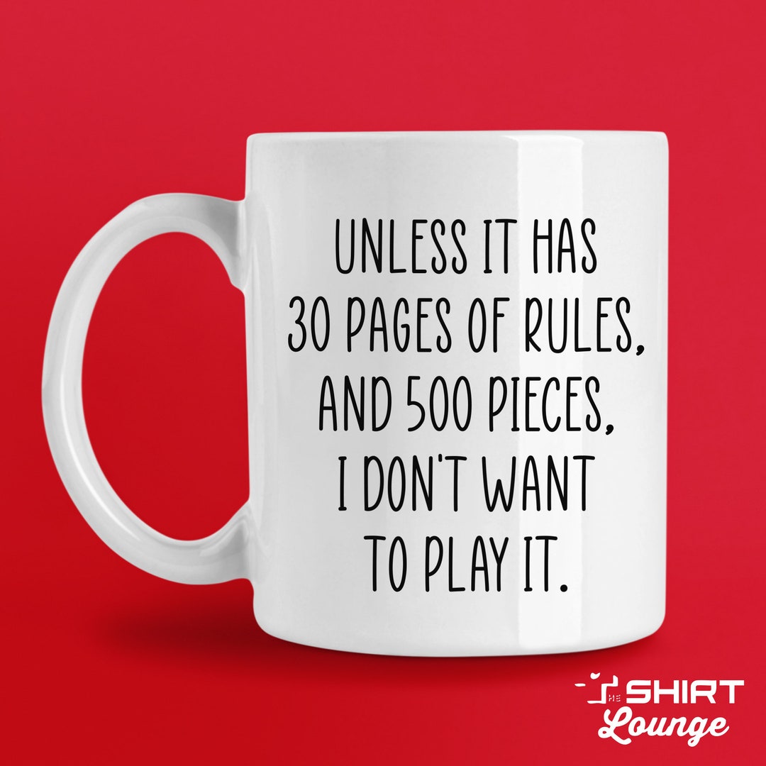 Funny Board Games Mug, Tabletop Gamer Cup, Board Game Lover Gift, Board ...