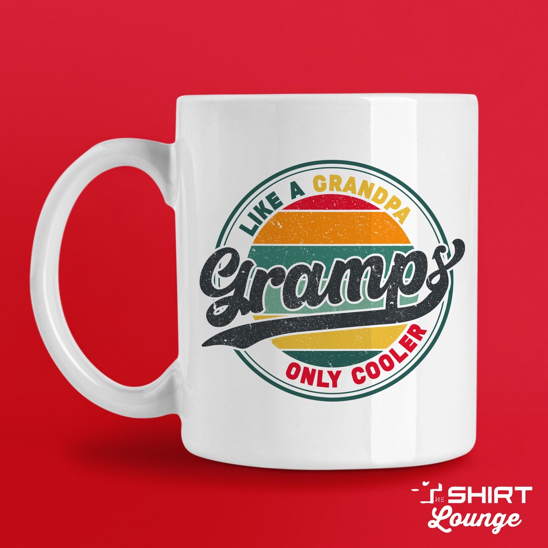Cooler Gramps Coffee Mug, Father's Day Gift From Grandchildren - Etsy