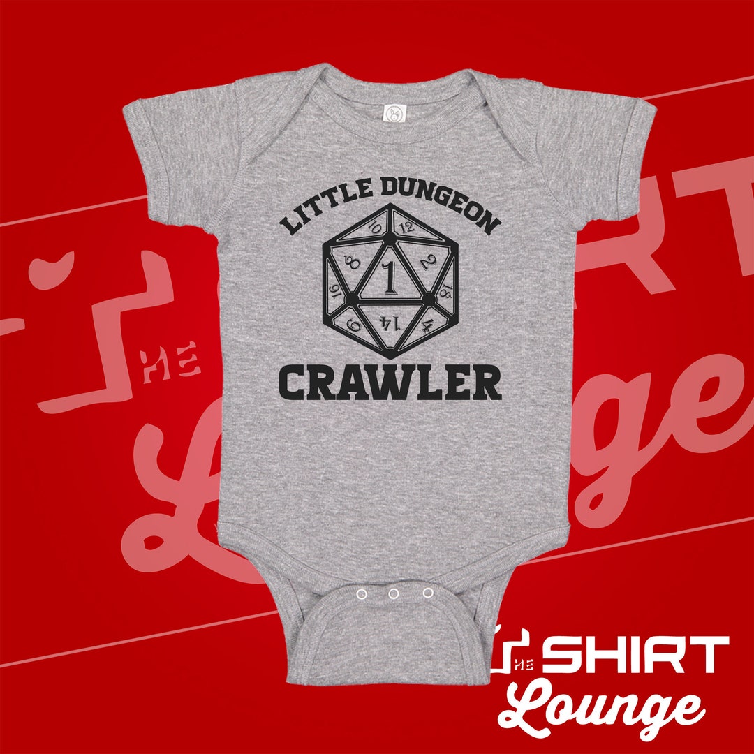 Dungeon Crawler Baby Bodysuit: D20 RPG Gamer Clothes - Etsy