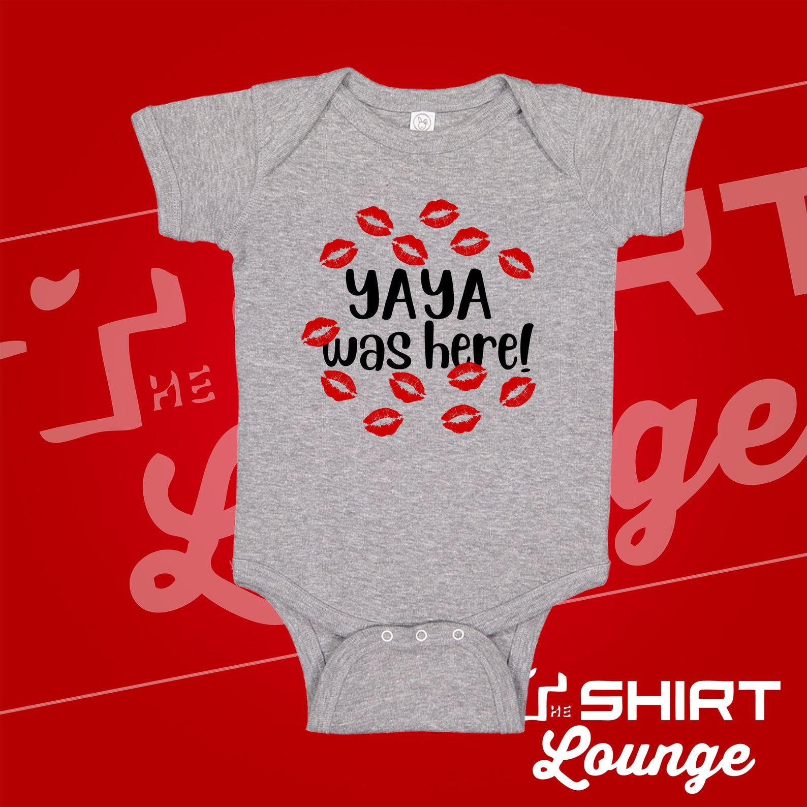 Yaya Was Here Baby Bodysuit One Piece or Toddler Shirt, Yaya Shirt ...