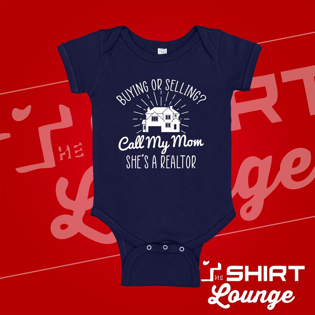 Realtor Mom Baby Bodysuit: Real Estate Agent Infant Tee - Etsy