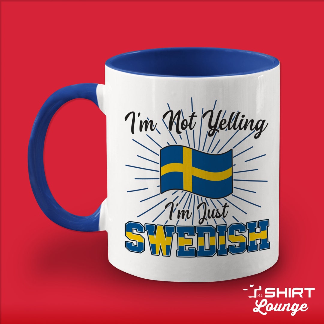 Swedish Mug Sweden Coffee Cup Funny Swedish Gift Idea - Etsy Österreich