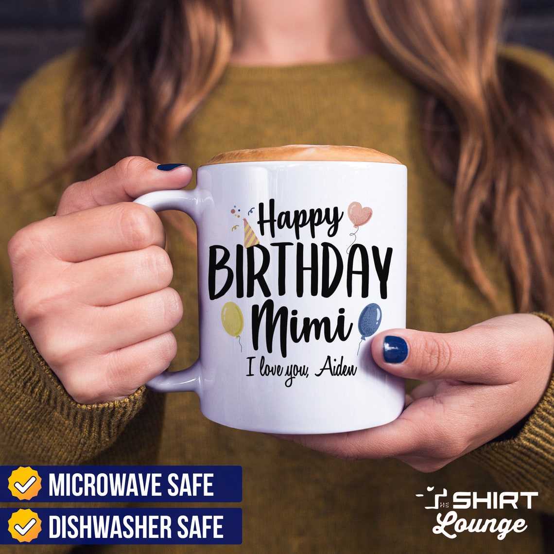 Happy Birthday Mimi Mug From Baby Custom Mimi B-day Cup From | Etsy