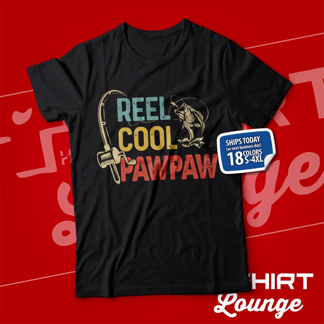 Reel Cool Pawpaw Shirt for Men, Pawpaw Fishing T-shirt, Pawpaw ...